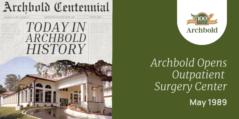 Archbold Opens Outpatient Surgery Center