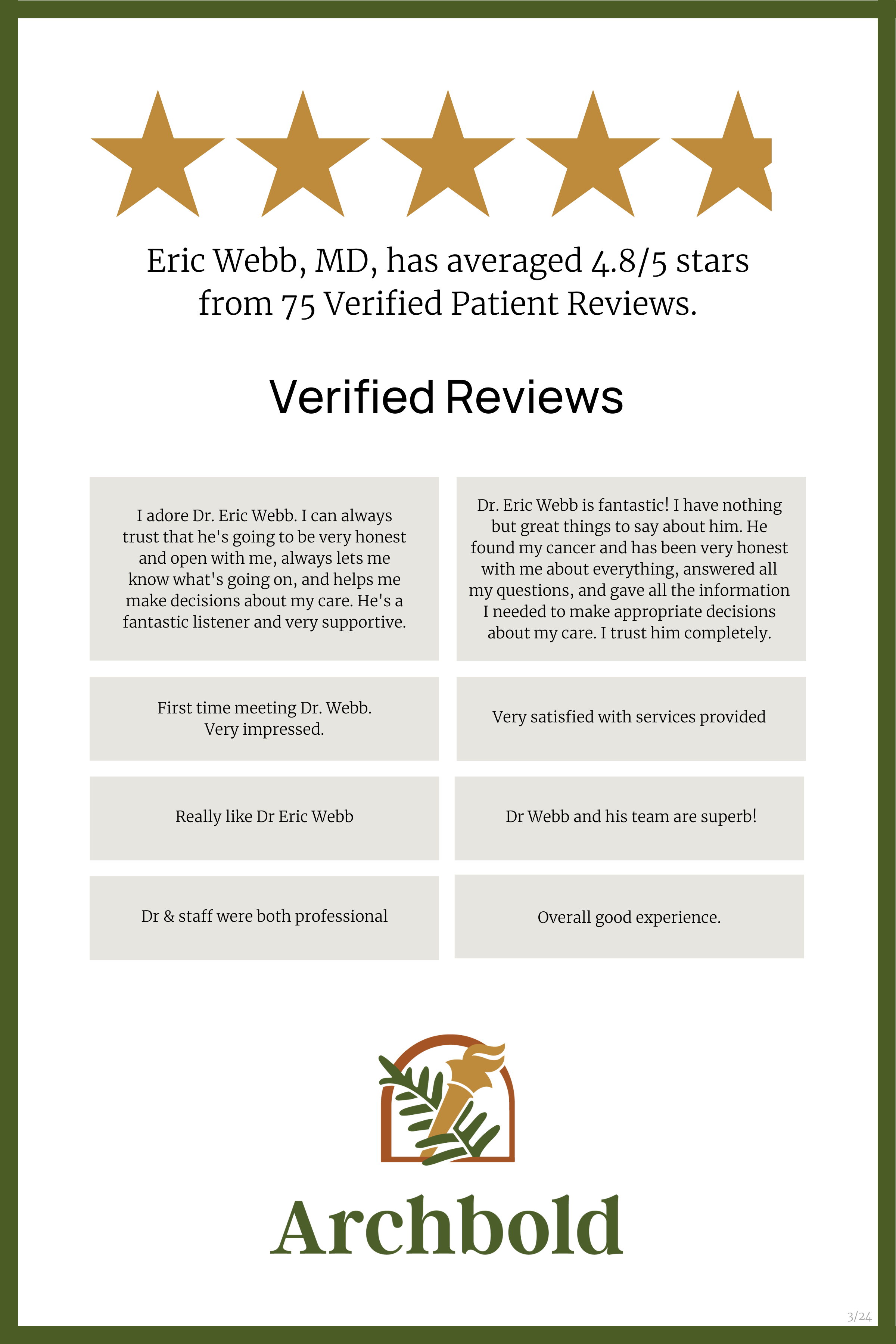 Eric Webb, MD | Archbold Medical Center