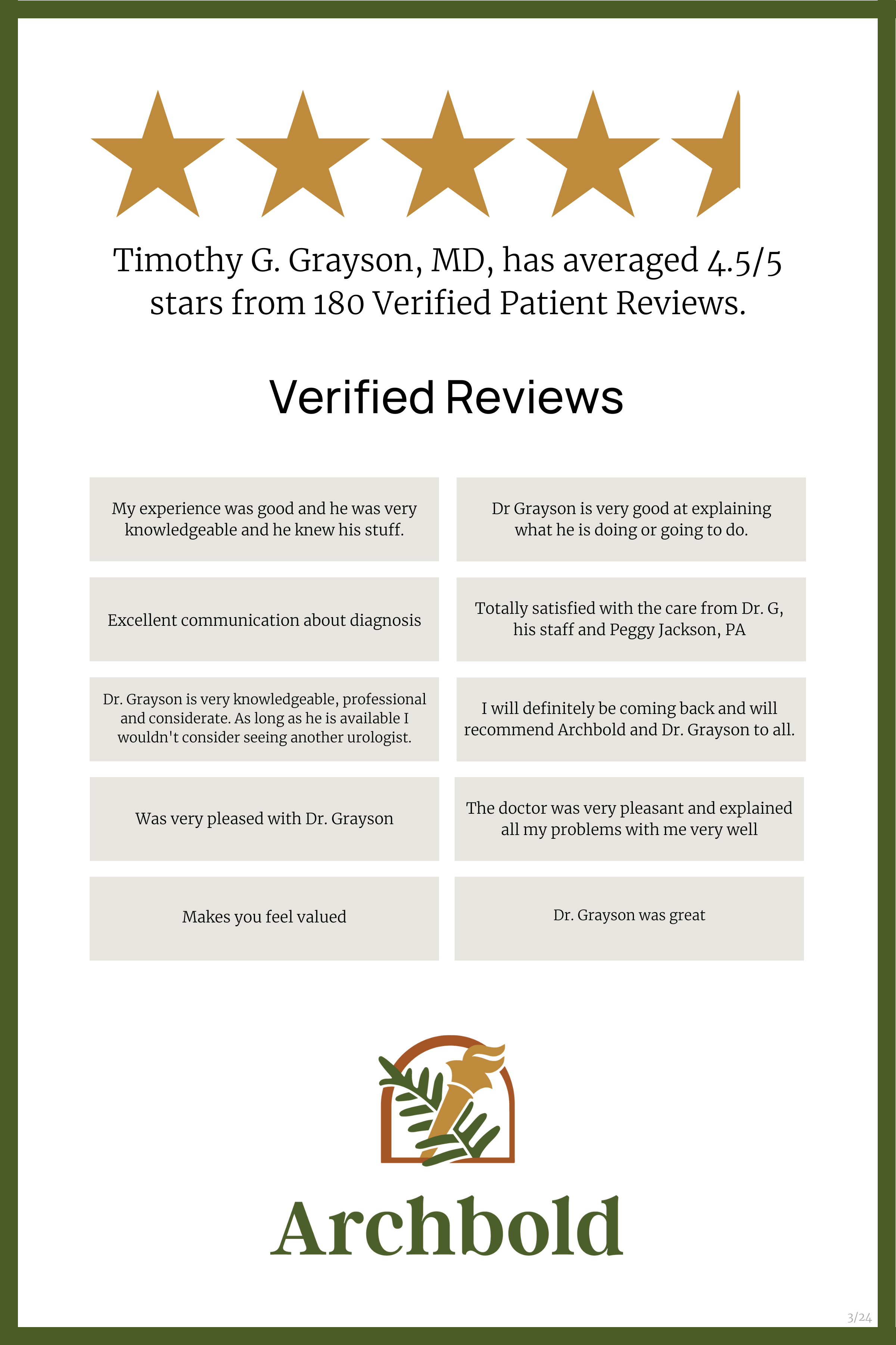 Timothy Grayson, MD | Archbold Medical Center